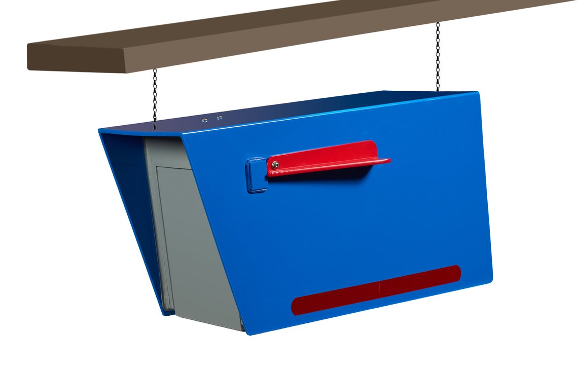 Mailbox Duraline Premium Quality Plastic Rural Mailbox Two Way Flag ...