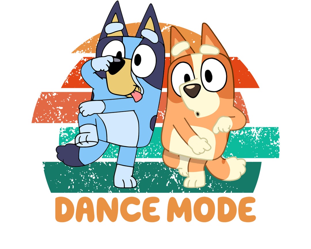 Bluey Dance Mode PNG Files Bluey Png Bluey and Bingo Png - Etsy Australia