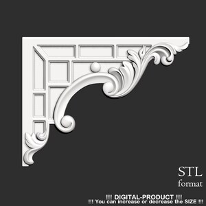 3d Molding Corner 3D Model, STL, CNC Molding, 3dmolding, 3dcorner, Bas ...