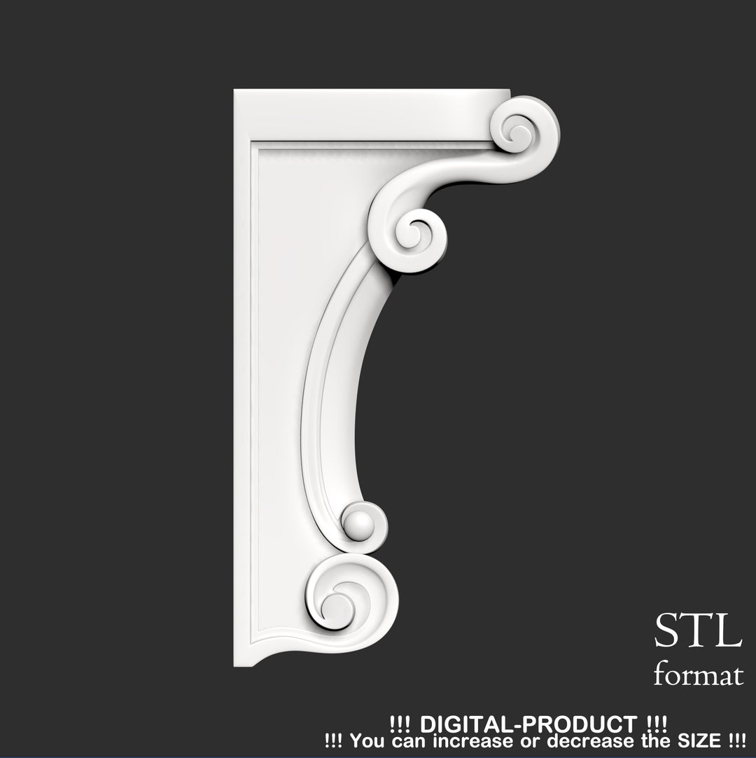 3d Molding Corner 3D Model, STL, CNC Molding, 3dmolding, 3dcorner, Bas ...