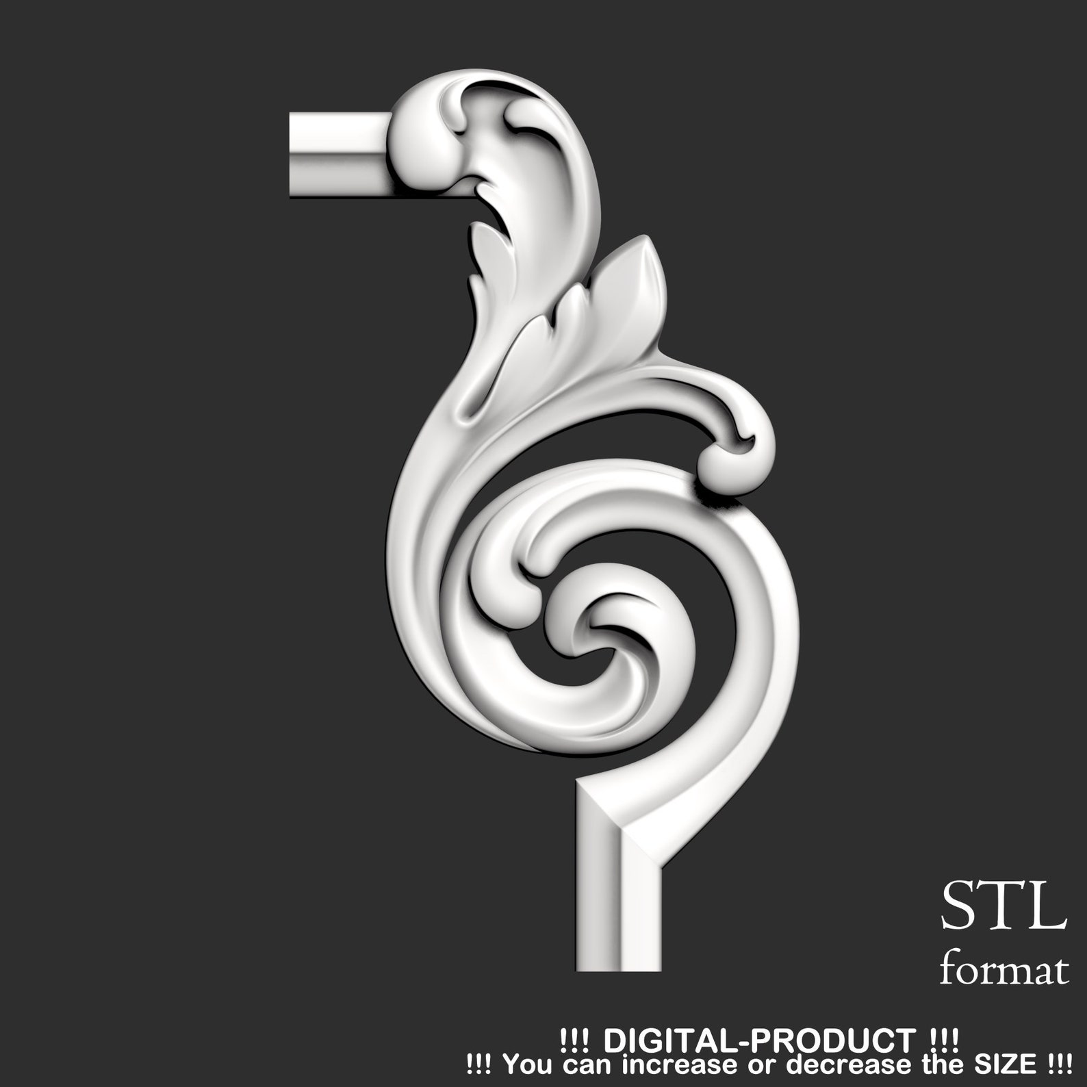 3d Molding Corner 3D Model, STL, CNC Molding, 3dmolding, 3dcorner, Bas ...