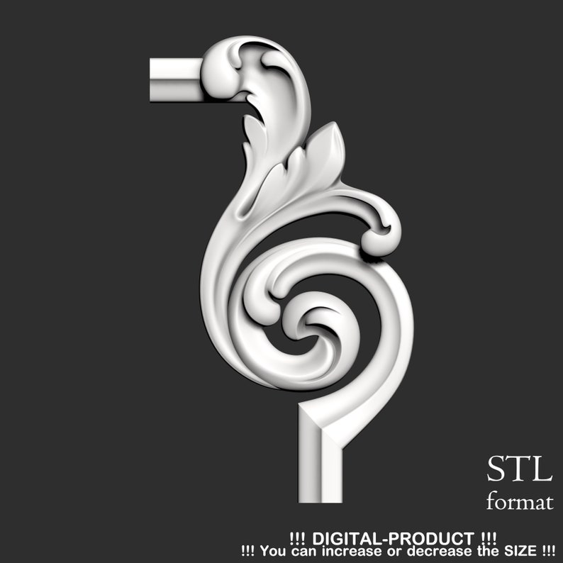 3d Molding Corner 3D Model, STL, CNC Molding, 3dmolding, 3dcorner, Bas ...