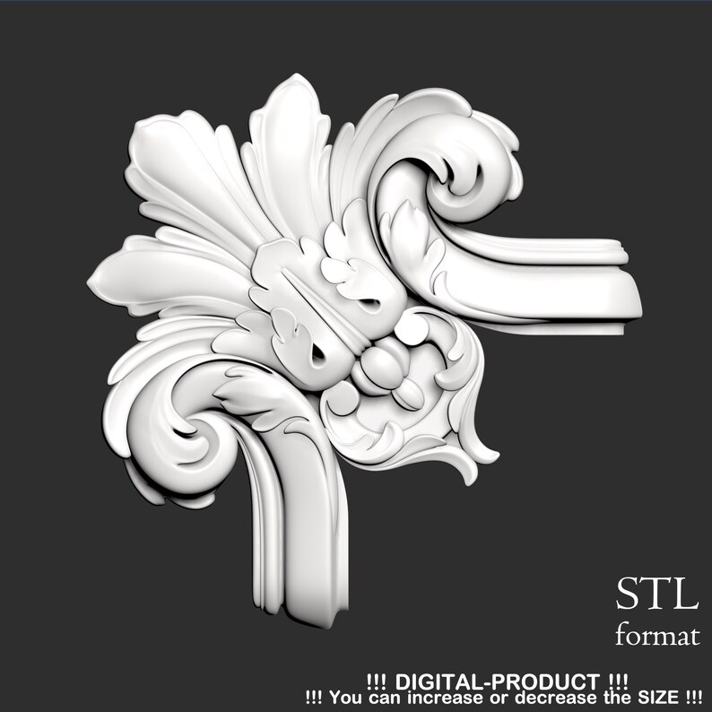3d Molding Corner 3D Model, STL, CNC Molding, 3dmolding, 3dcorner, Bas ...