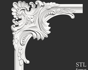 3d Molding Corner 3D Model, STL, CNC Molding, 3dmolding, 3dcorner, Bas ...
