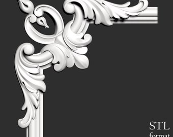 3d Molding Corner 3D Model, STL, CNC Molding, 3dmolding, 3dcorner, Bas ...