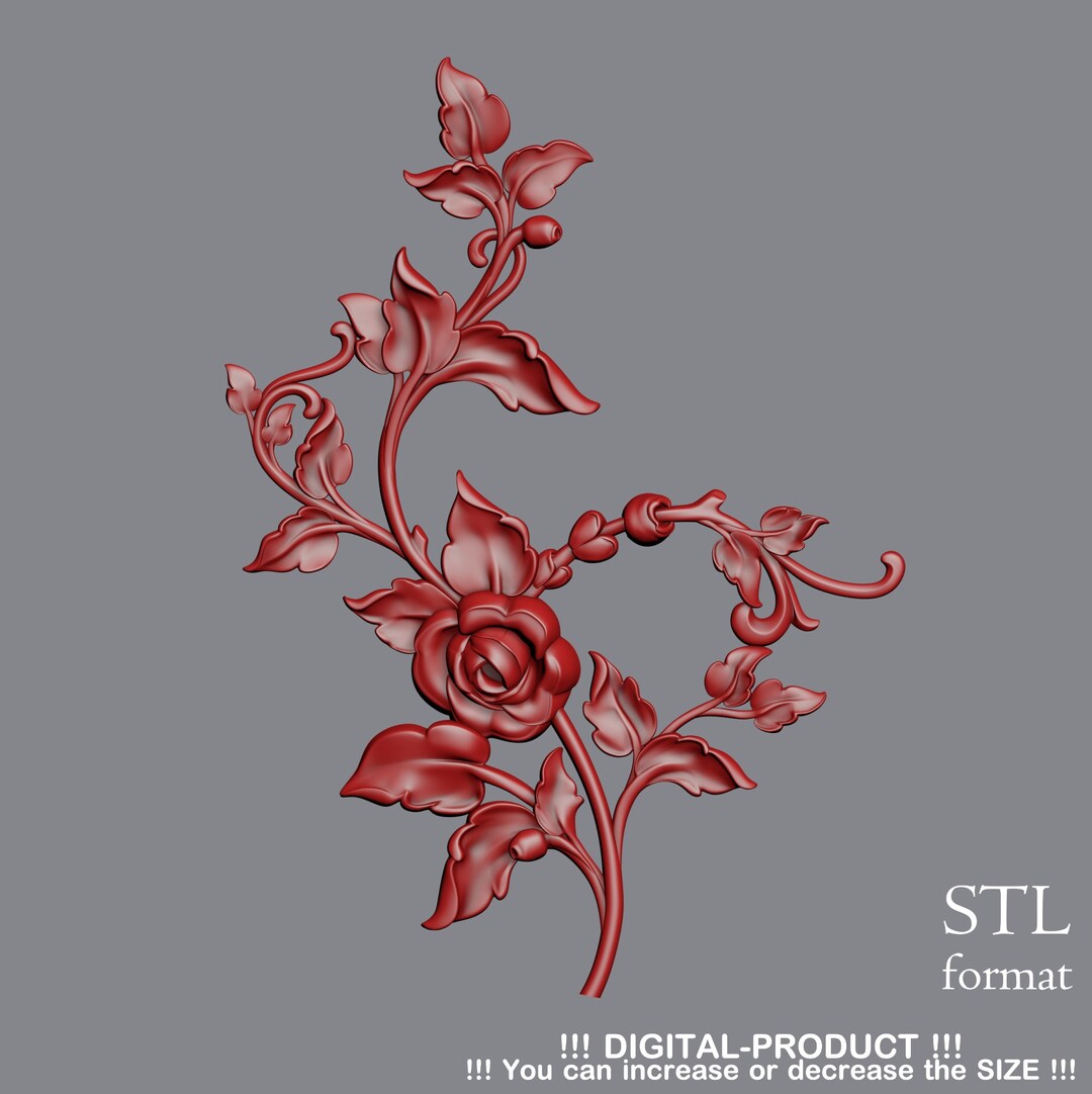 3d Plants, STL, CNC Flower, 3dflower, 3dbasrelief, Bas Relief, Plants ...