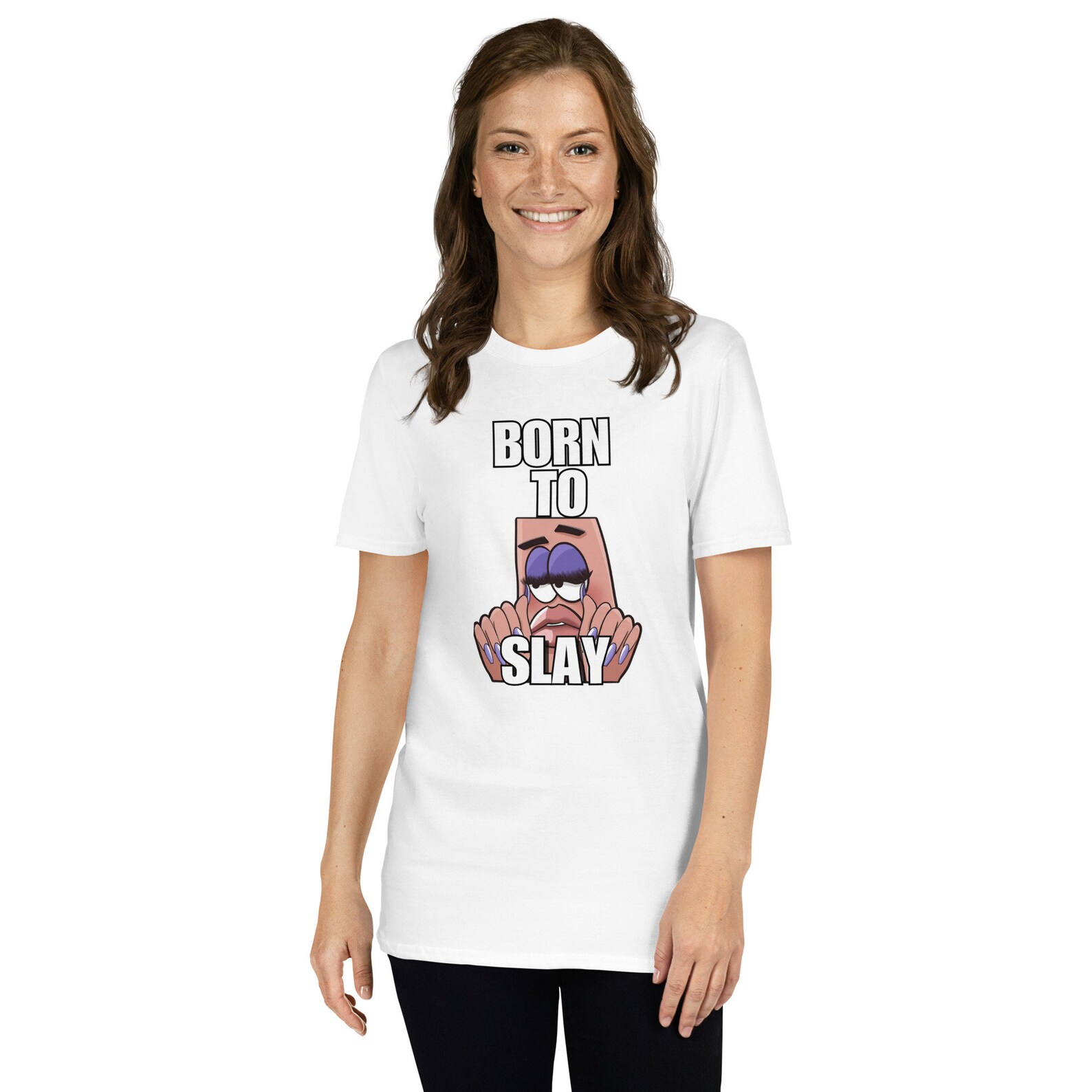 Sassy Patrick Funny Meme Born to Slay Tshirt - Etsy