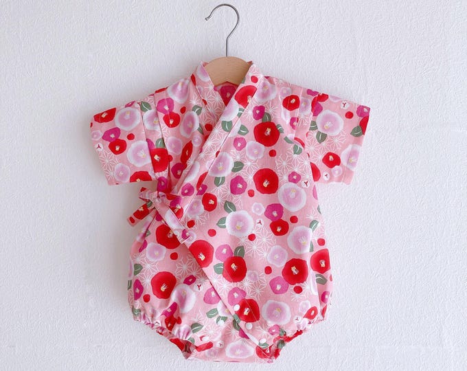 Baby Romper Jinbei Kimono, Japanese Ripple-finished Fabric, Whale - Etsy