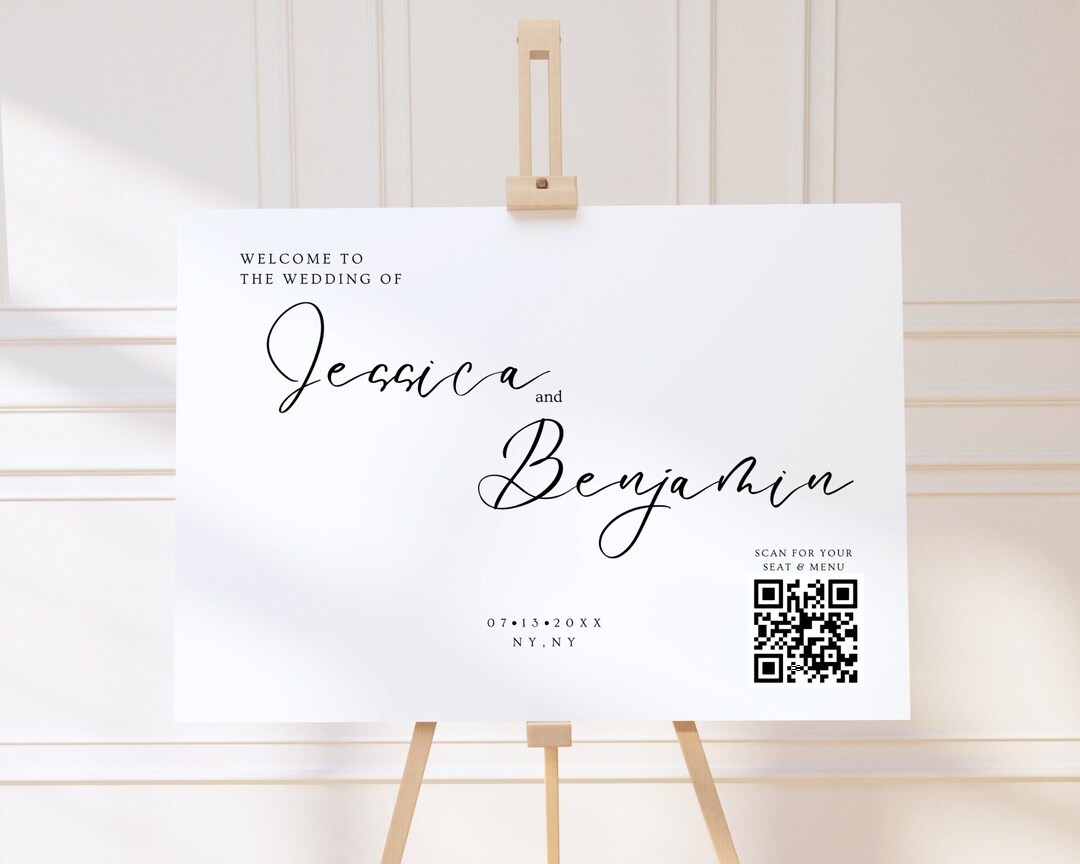 QR Code Wedding Seating Chart,wedding Seating Arrangement,wedding Table ...