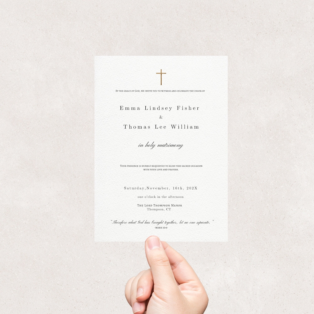 Christian Wedding Invitations, Bible Verse Wedding Invitations, Church Wedding Invitations,bible ...