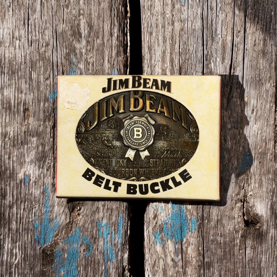 1993 Vintage Jim Beam Belt Buckle - Etsy