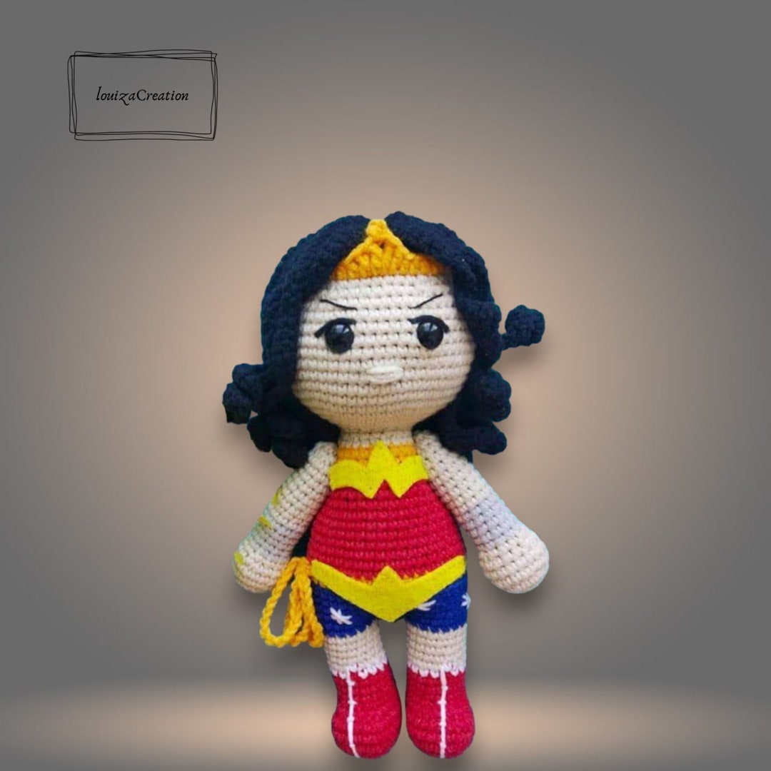 Toy Art Amigurumi Wonder Womancrochet Patterncrochet Heroamigurumis ...