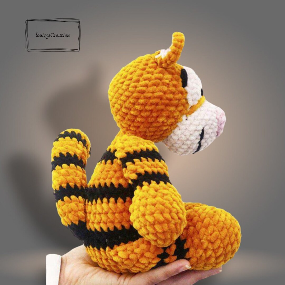Crochet Pattern Tiger Cub Tigger the Pooh Nursery Decor Baby Gift Baby ...