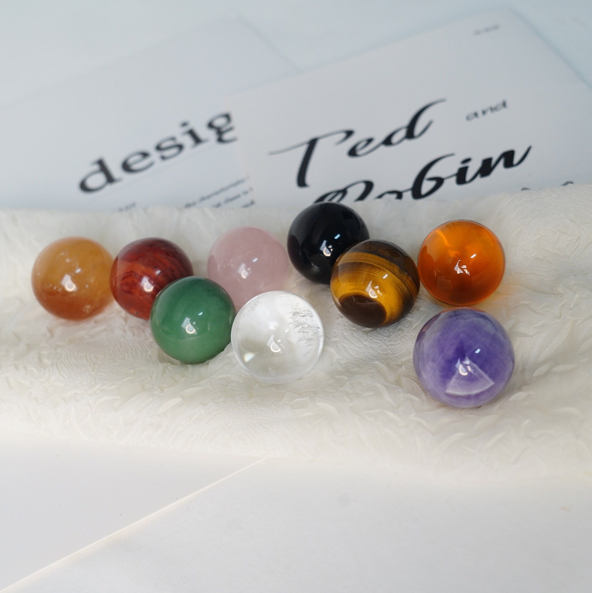 Crystal Ball Mini Spheres Crystal Ball Small Ball Gazing - Etsy