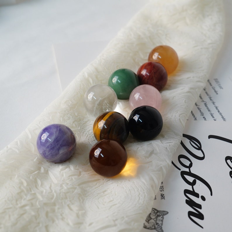 Crystal Ball Mini Spheres Crystal Ball Small Ball Gazing - Etsy