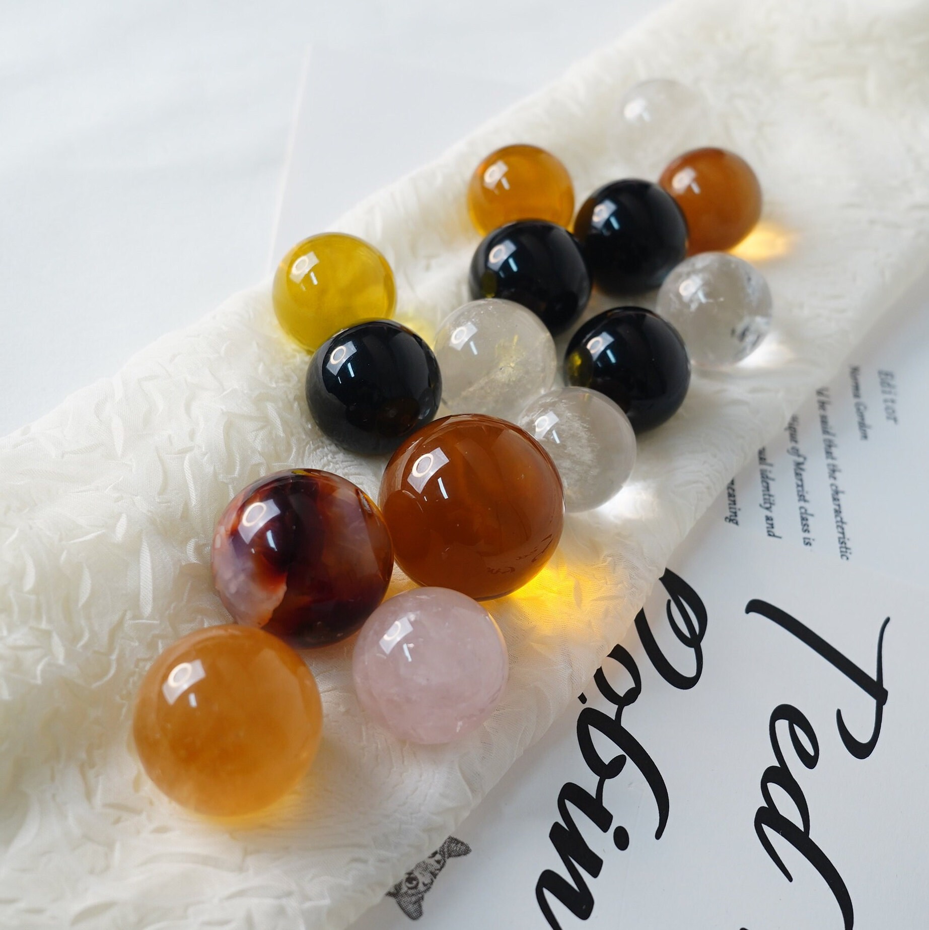 Crystal Ball Mini Spheres Crystal Ball Small Ball Gazing - Etsy