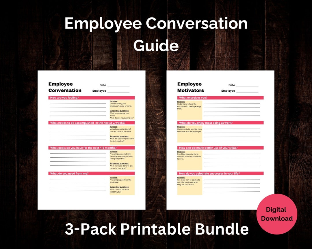Manager Conversation Guide: Toolkit for New Managers to Master Employee ...