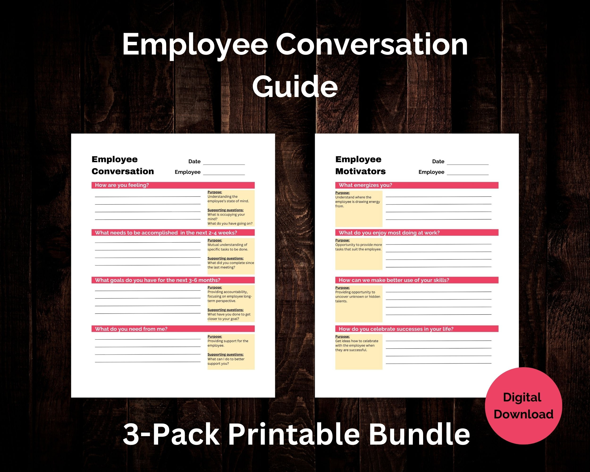 Manager Conversation Guide: Toolkit for New Managers to Master Employee Communication and ...