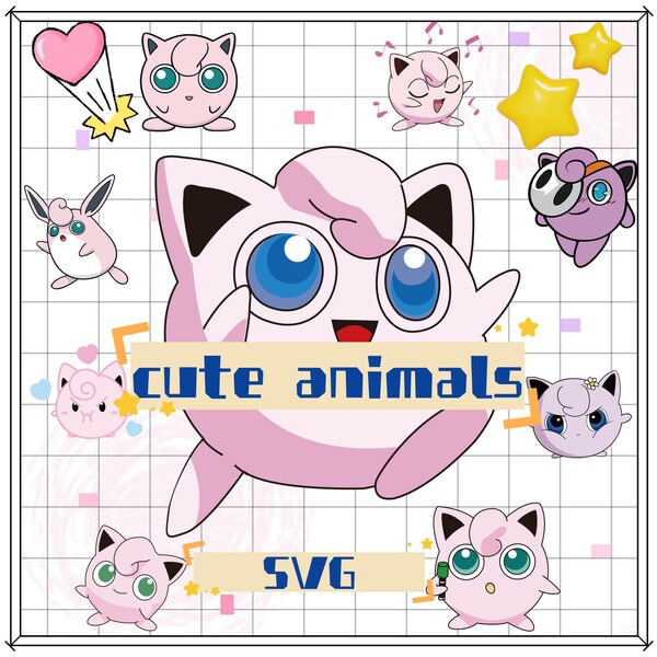 Jigglypuff Png - Etsy