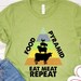 Eat Meat Repeat Unisex T-shirt, Funny Food Pyramid Tee, Meat Lover ...