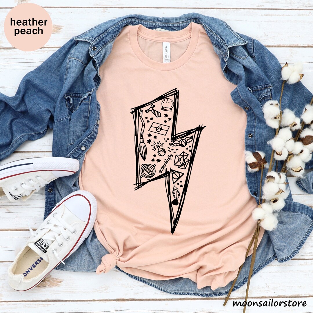 Wizard Lighting Bolt Unisex T-shirt, Magic Shirts, Wizard Shirts ...