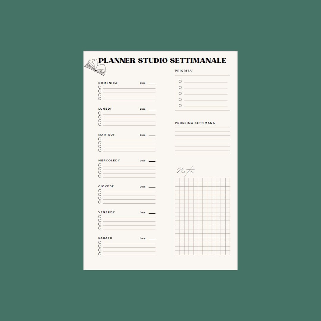 Printable Studio Planner - Etsy