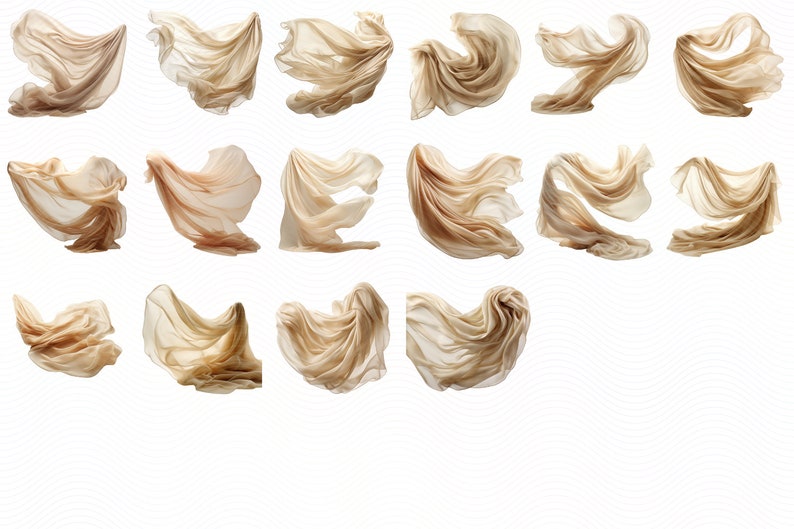 40 Beige Flying Fabric Digital Overlays Maternity - Dreamy Fabric Photo ...