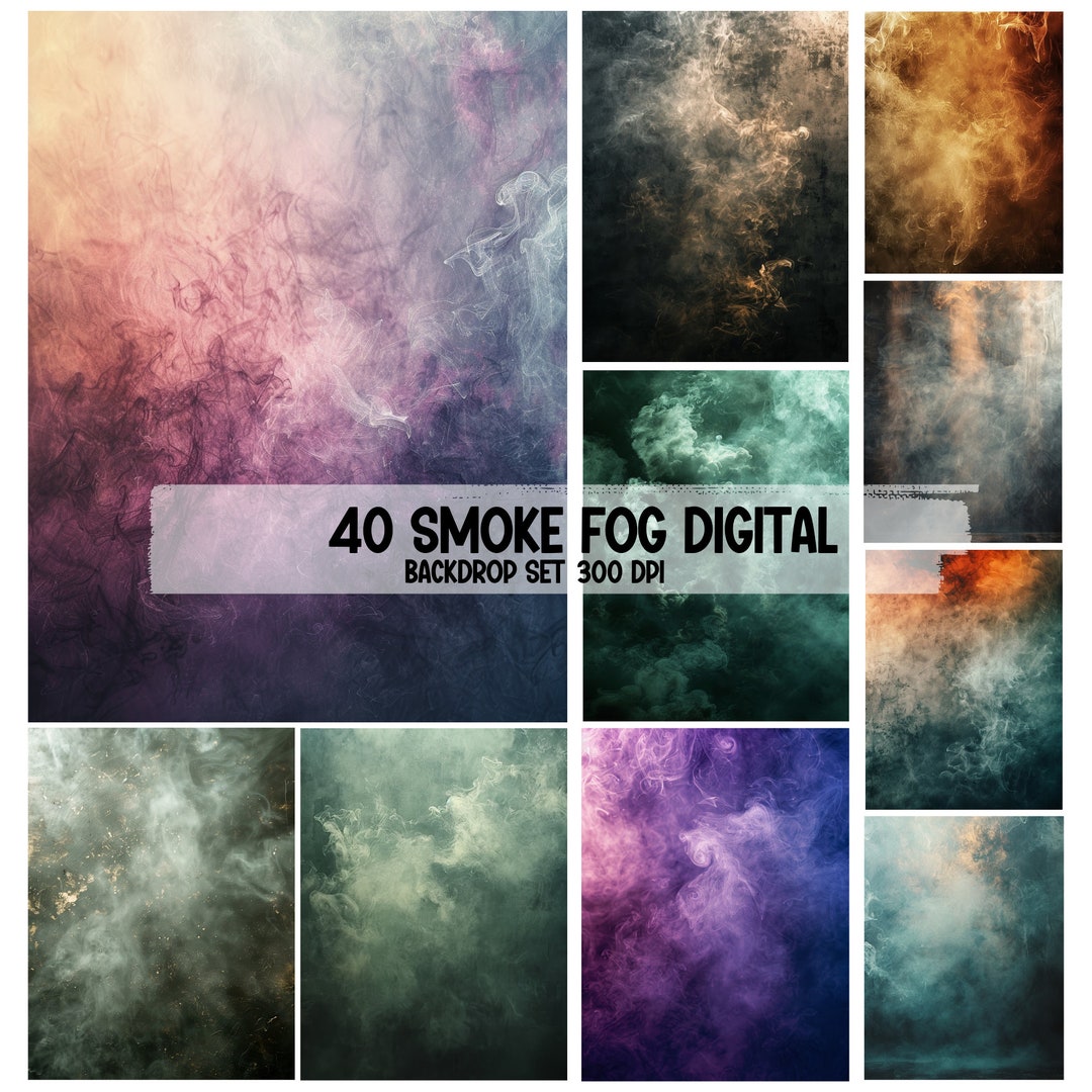 Dynamic Smoke Fog Sports Digital Backdrop - Enhance Your Sports ...