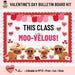 Highland Cow Valentine’s Day Bulletin Board Kit, Farmhouse Classroom ...