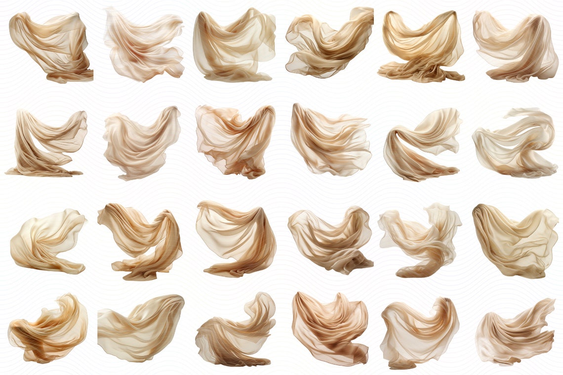 40 Beige Flying Fabric Digital Overlays Maternity - Dreamy Fabric Photo ...