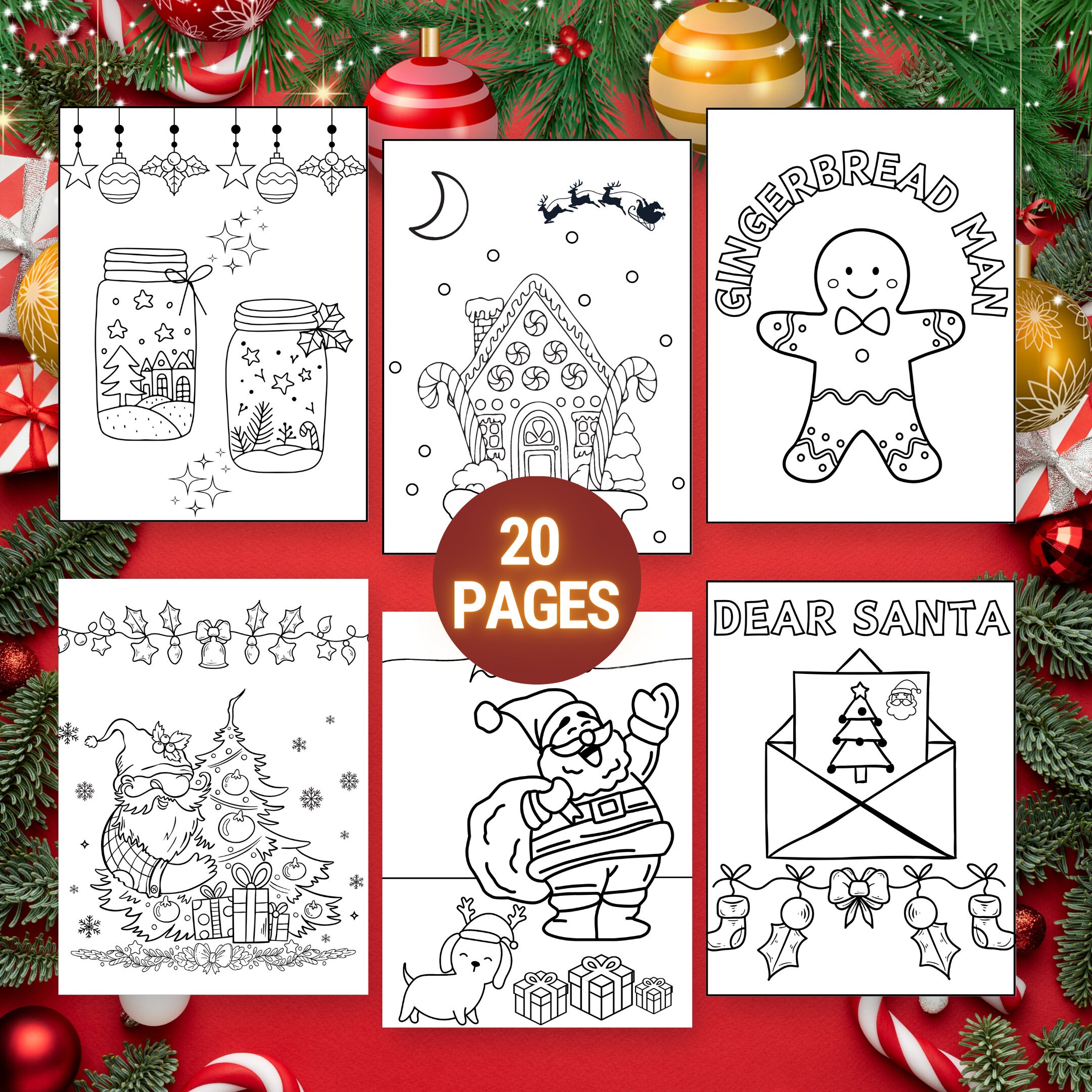 Christmas Coloring Pages, Christmas Printable, Christmas Activities ...