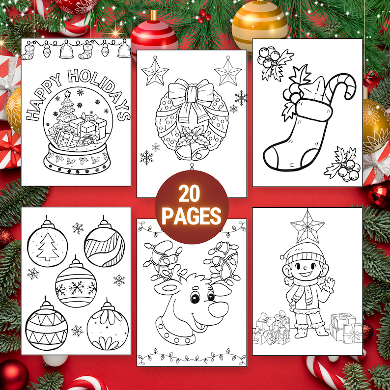 Christmas Coloring Pages, Christmas Printable, Christmas Activities ...