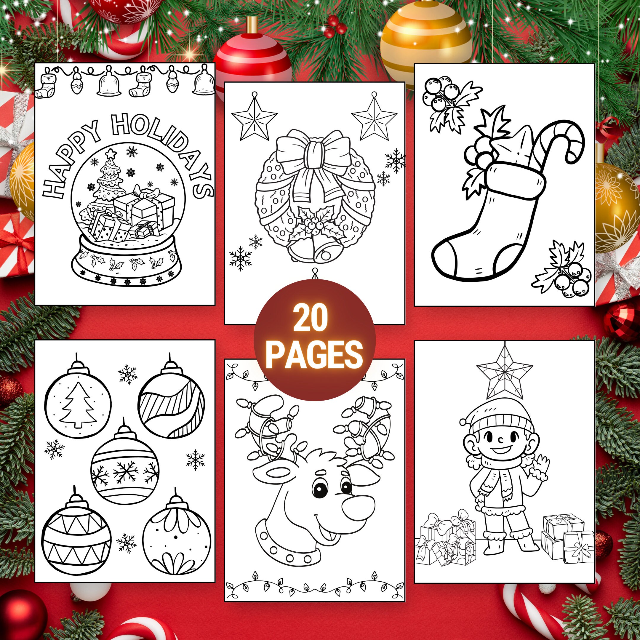 Christmas Coloring Pages, Christmas Printable, Christmas Activities ...