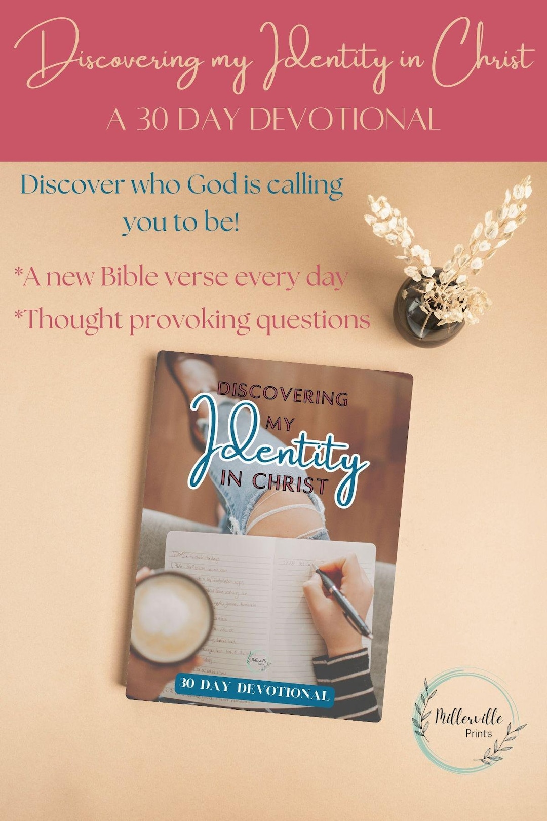 Discovering My Identity in Christ 30 Day Devotional Digital Printable ...
