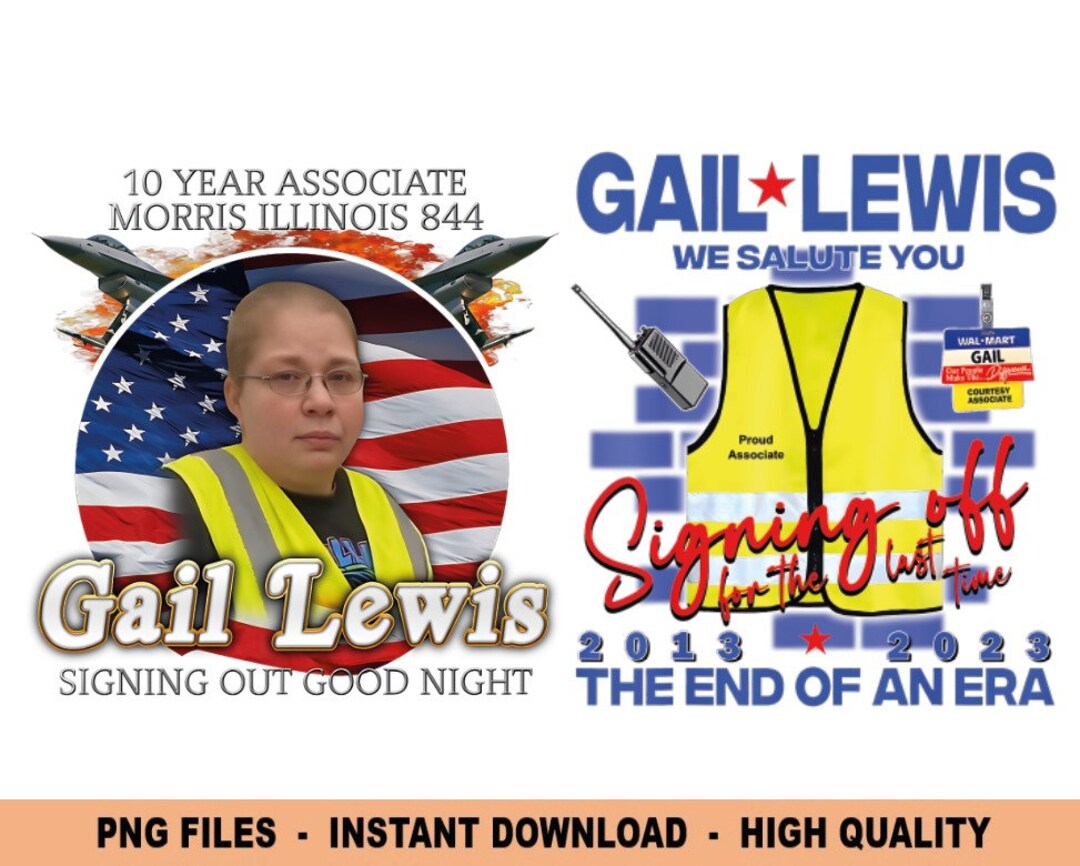 Thank You Gail Lewis PNG Thank You Gail Lewis Design Shirt - Etsy