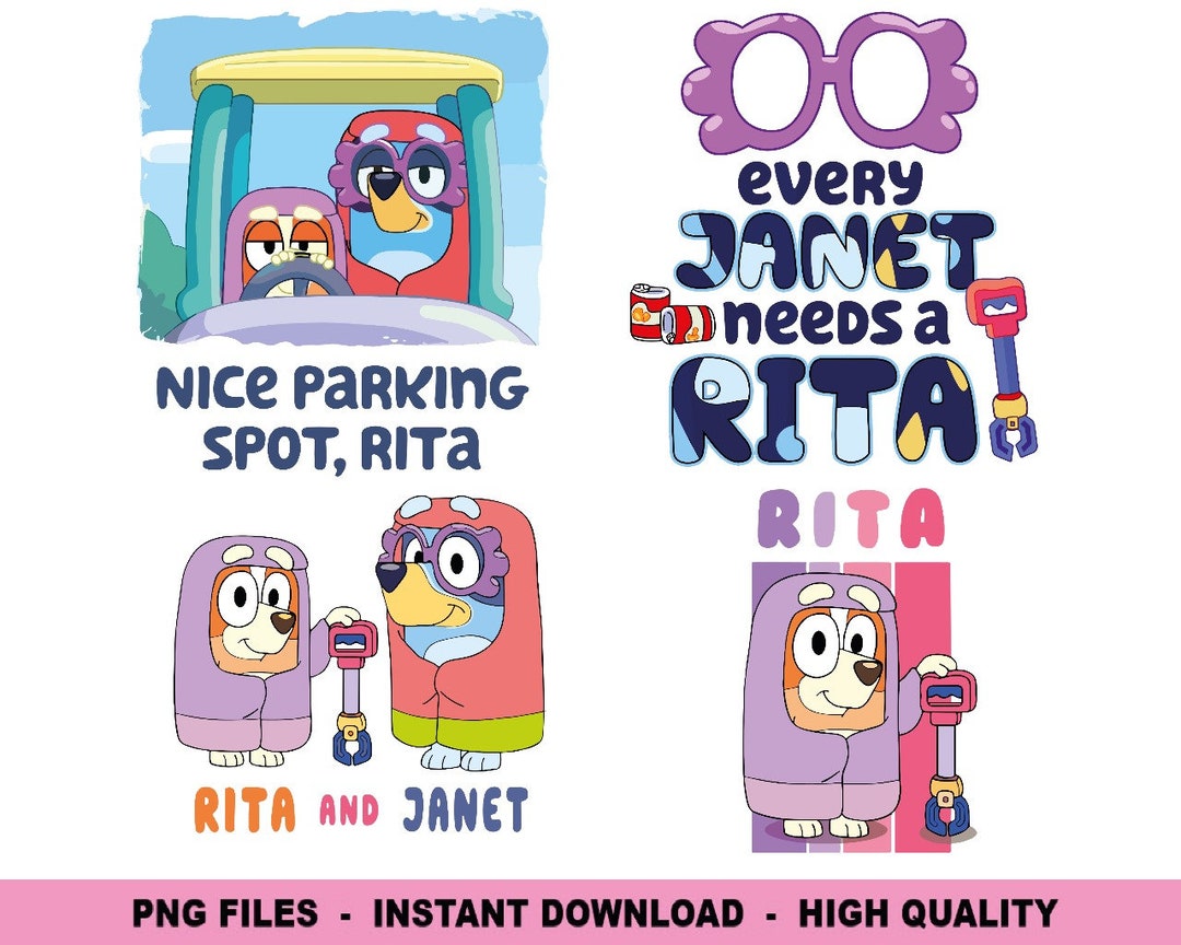 Bluey Rita Png Images - Etsy