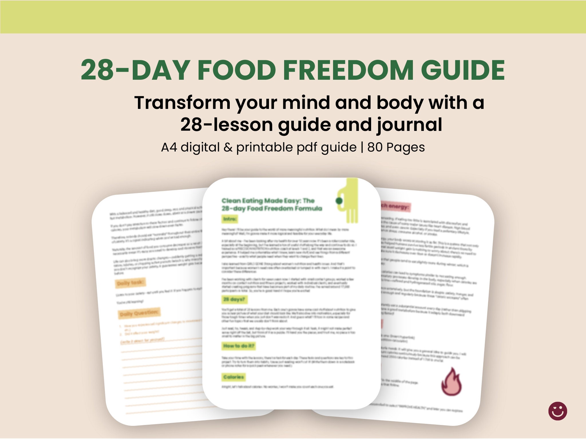 Weight Loss 28-day Diet Fitness Workbook Weight Loss Guide - Etsy