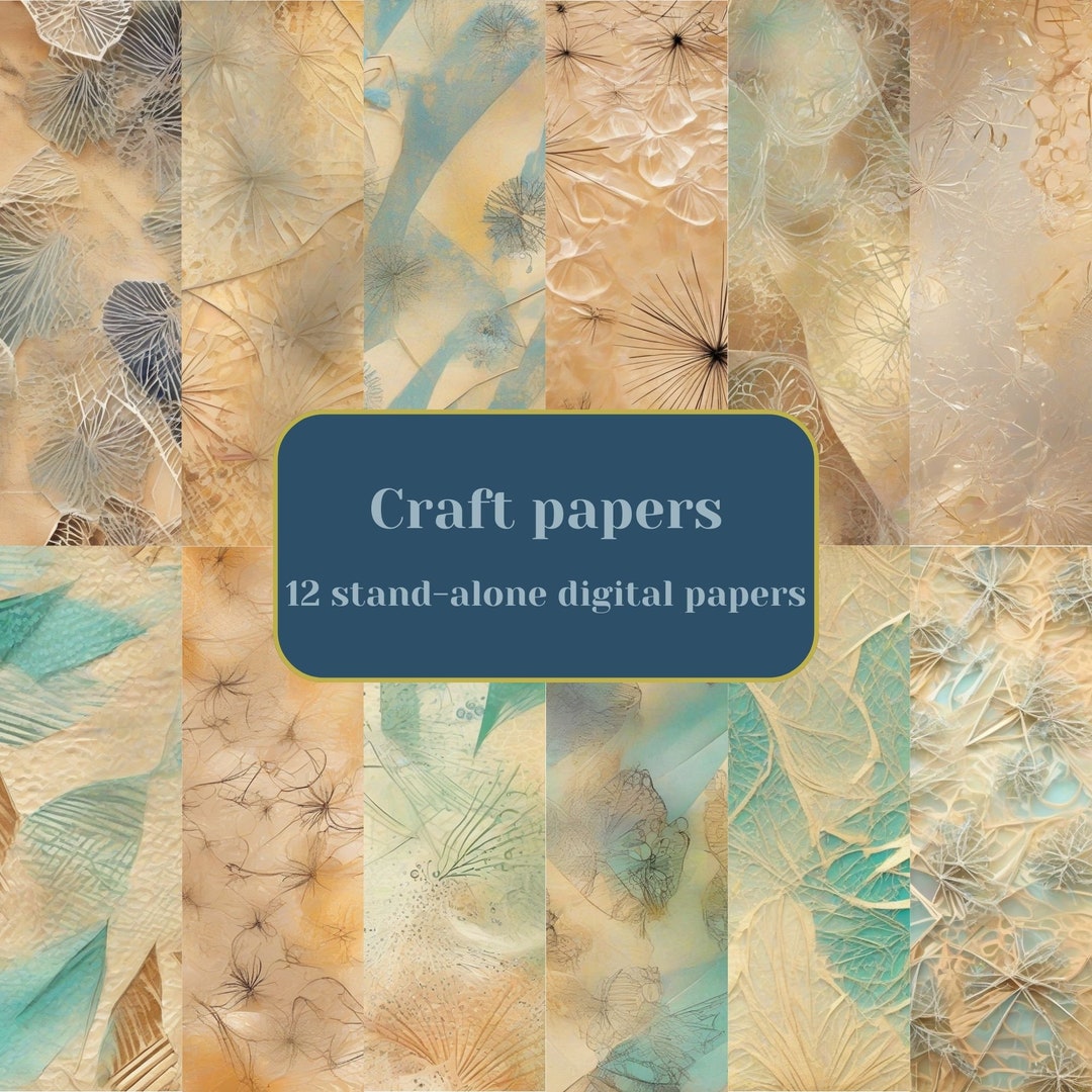 Craft Papers Digital Printable Documents Background Paper - Etsy