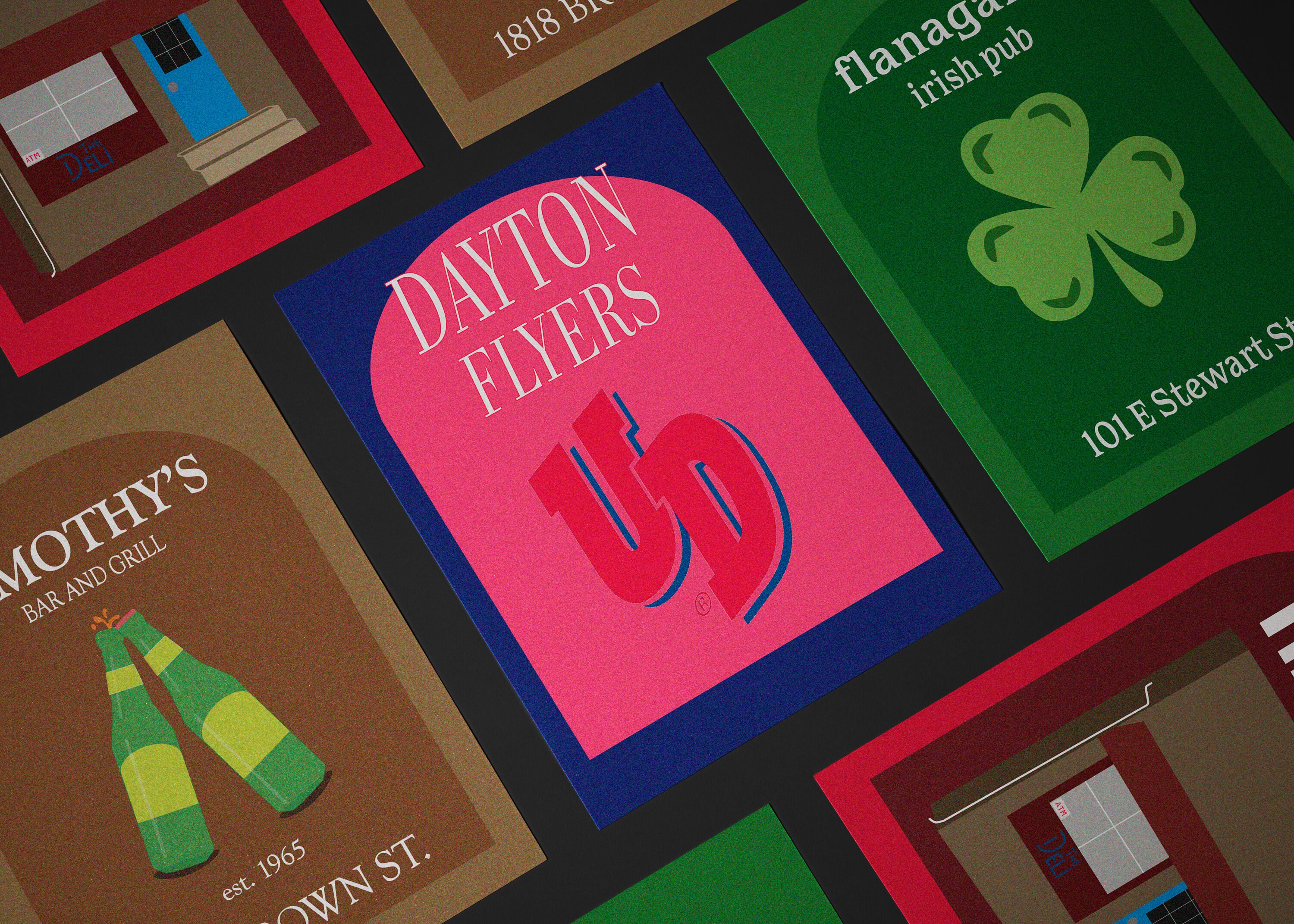 Dayton Flyers Fan Print Pack University of Dayton Trendy Bars Printable ...