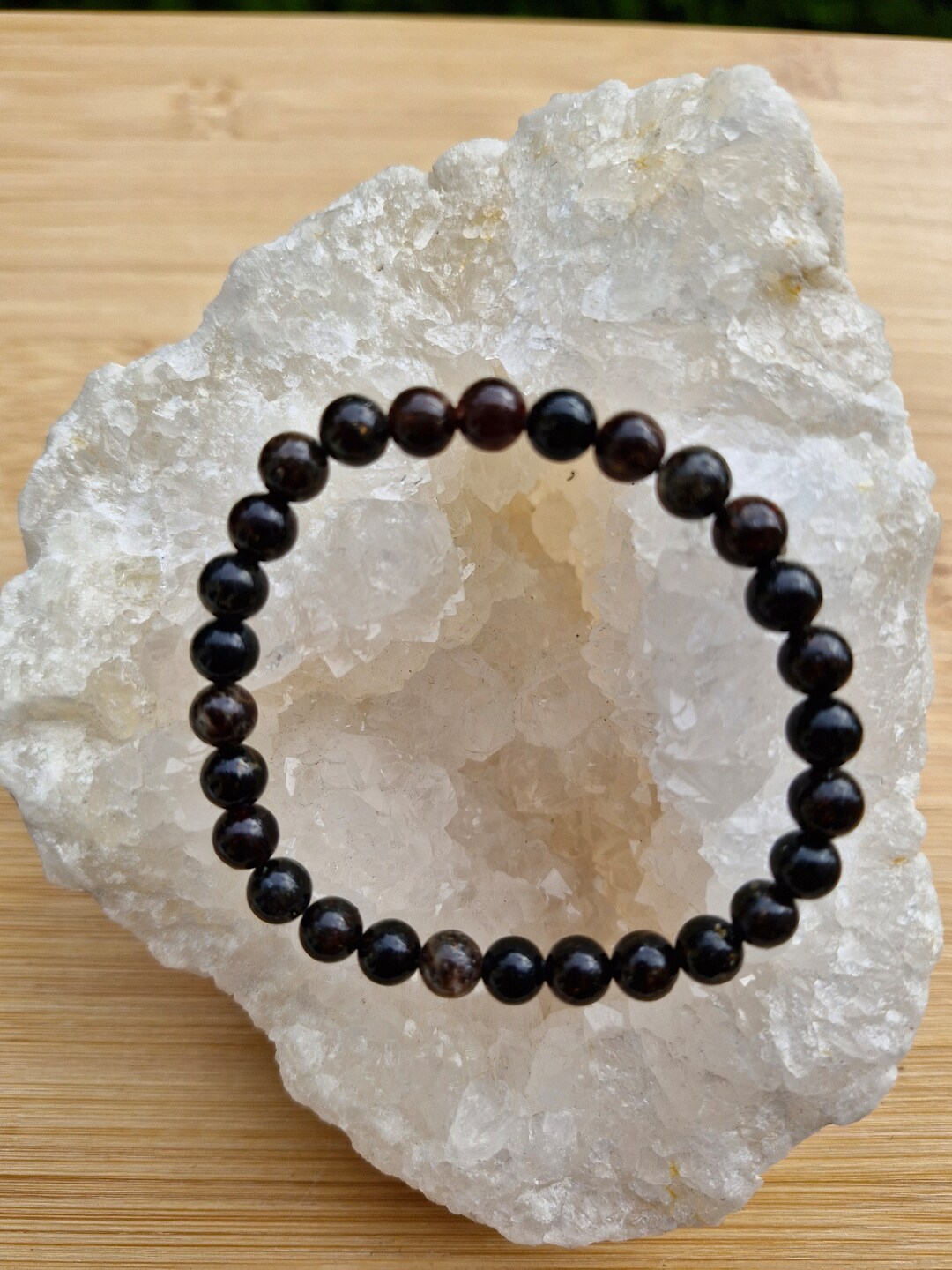 Biotite Bracelet Natural Stone Rare Stone - Etsy