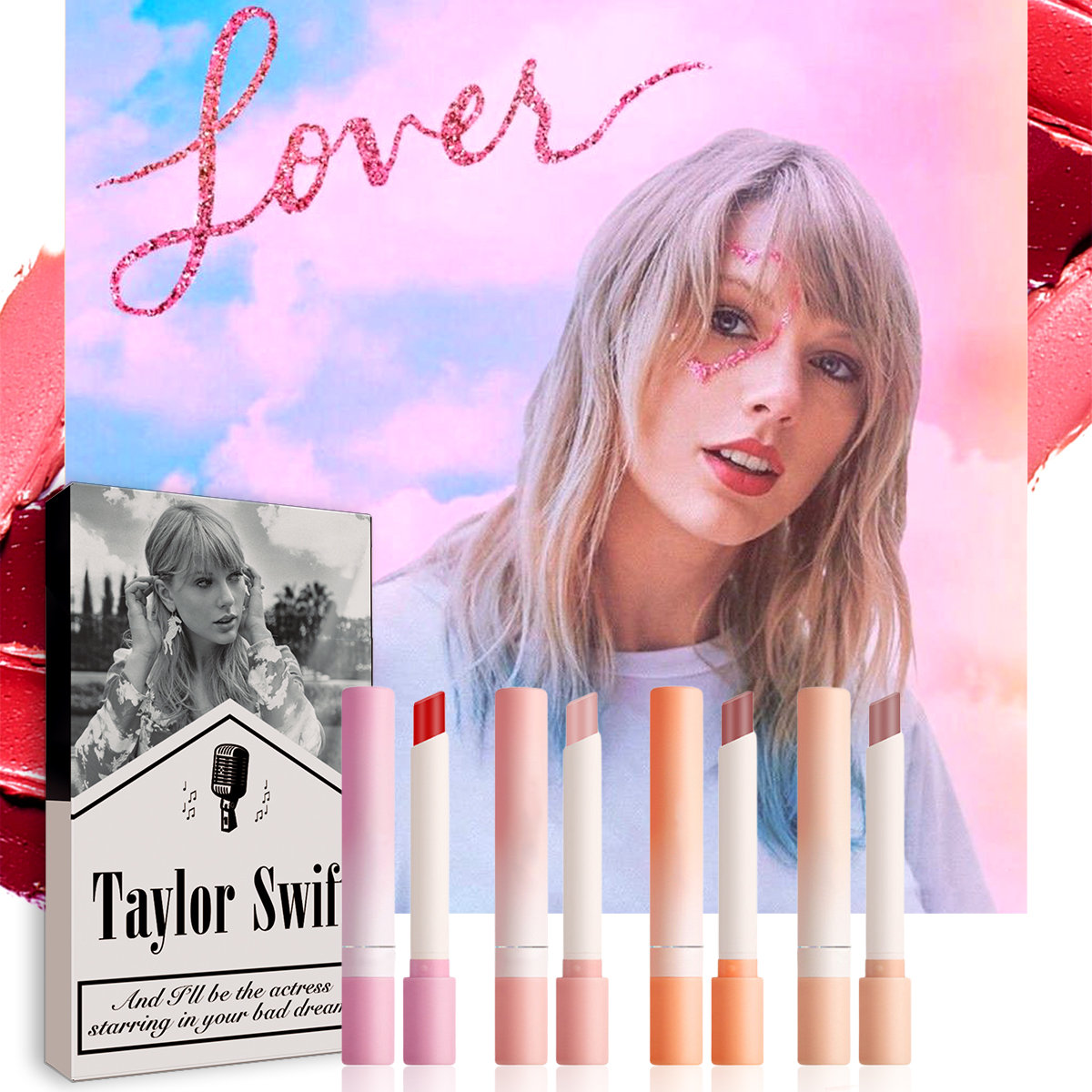 Taylor Swift Lipstick, Taylor Swift Cigarette Lipsticks Set ...
