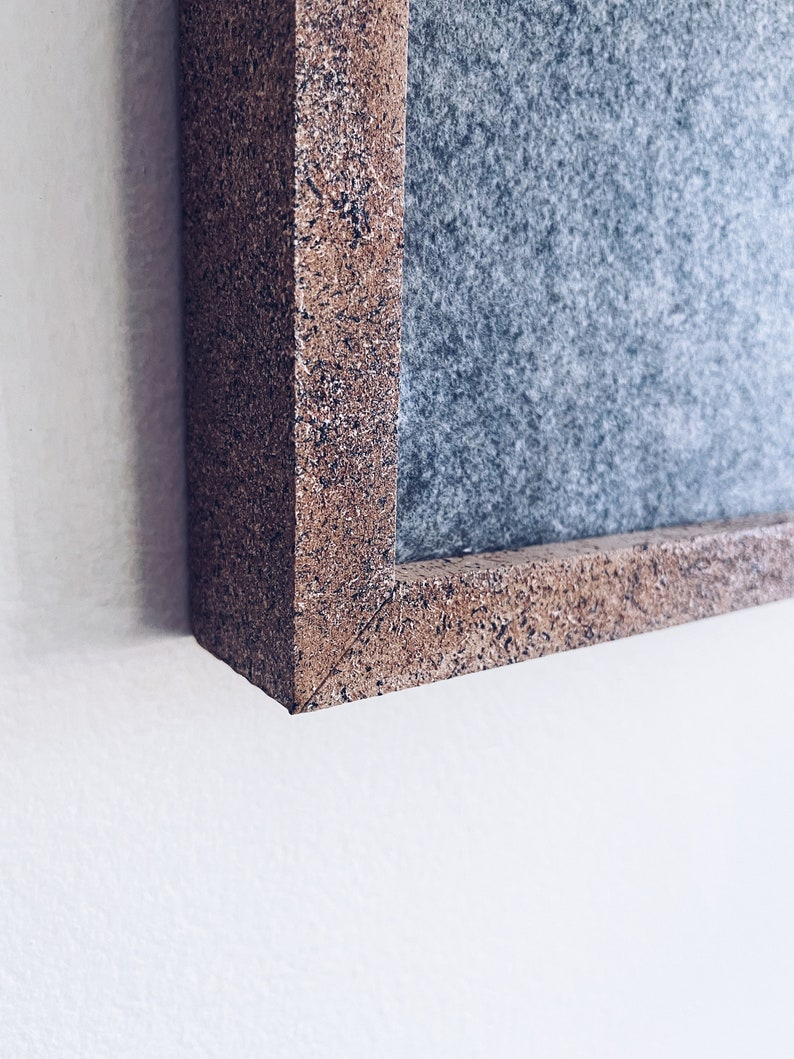 7/8 Thickness Cork and Felt Memo Boards Set, Cork Board, Pin Board ...