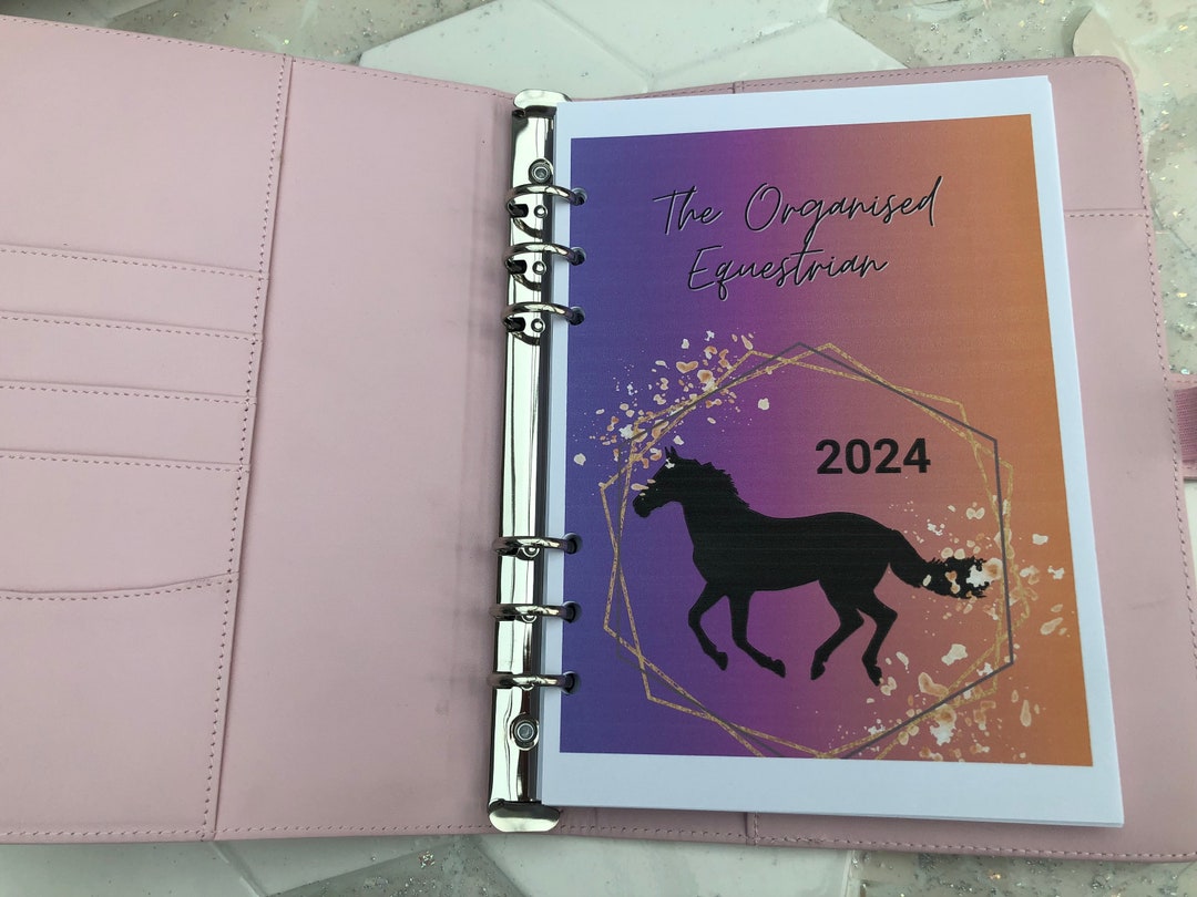 2024 Equestrian Diary the Organised Equestrian Journal - Etsy