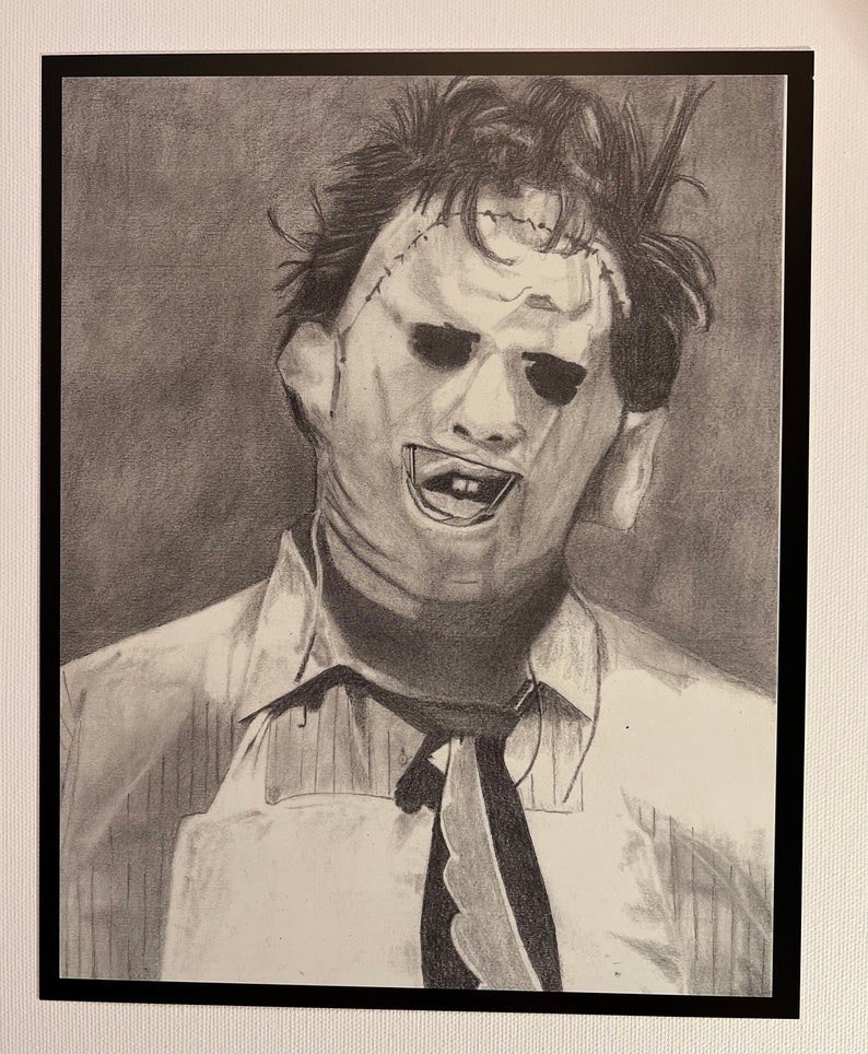Leatherface 8x10 Art Print - Etsy