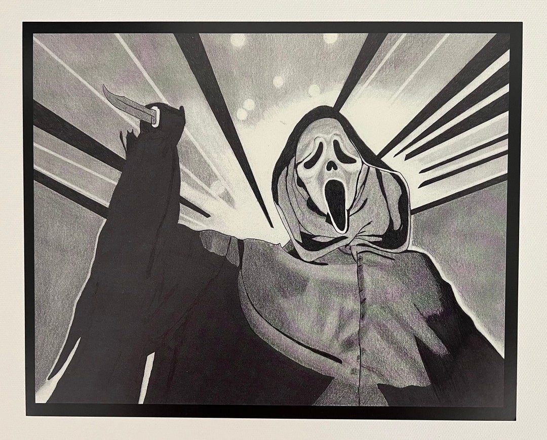 Ghostface 8x10 Art Print - Etsy