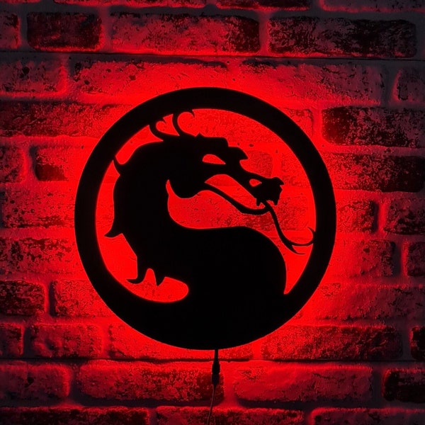 Mortal Kombat Wall Light - Etsy
