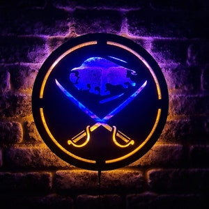 Buffalo Sabres Fans Led Lighted Sign - Sabres NHL Fans Gift-perfect Ice ...