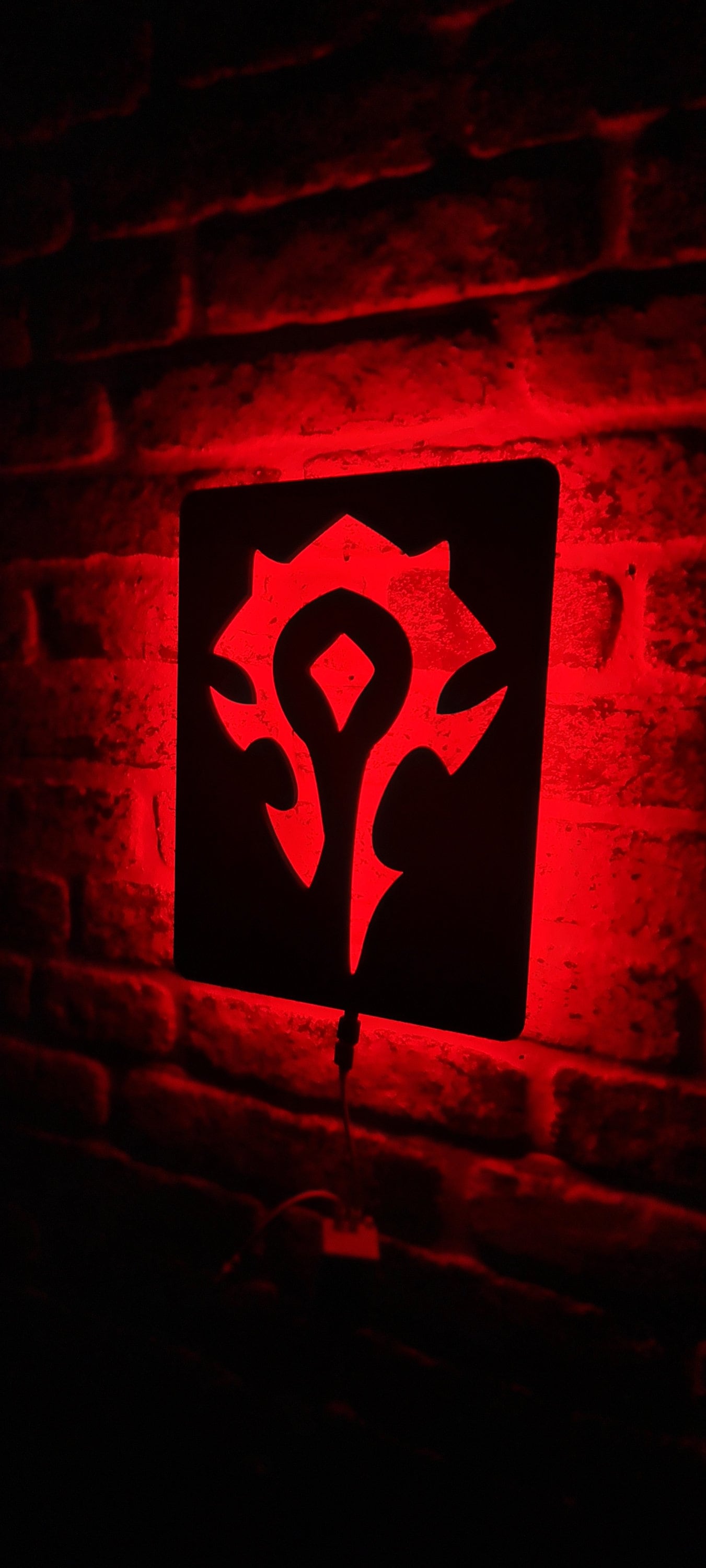World of Warcraft Led Sign - Wow Led Light - Lighted Wall Decor - Gifts for Him - Christmas Gift ...