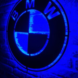 BMW Led Neon Lighted Sign, Perfect Illuminated Man Cave Wall Decor, M ...
