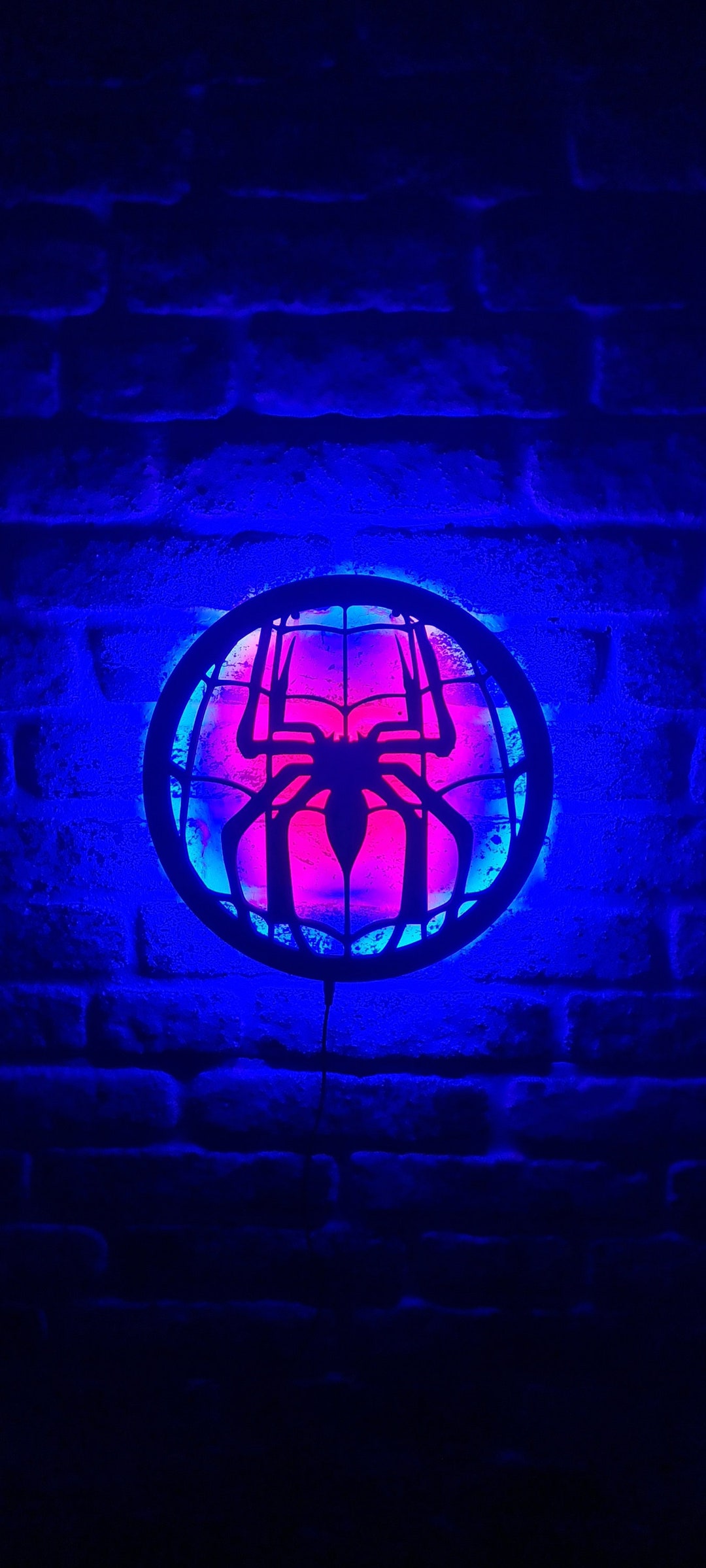 Spider Led Sign - Spiderman Fans Led Light - Avengers Hero Marvel ...